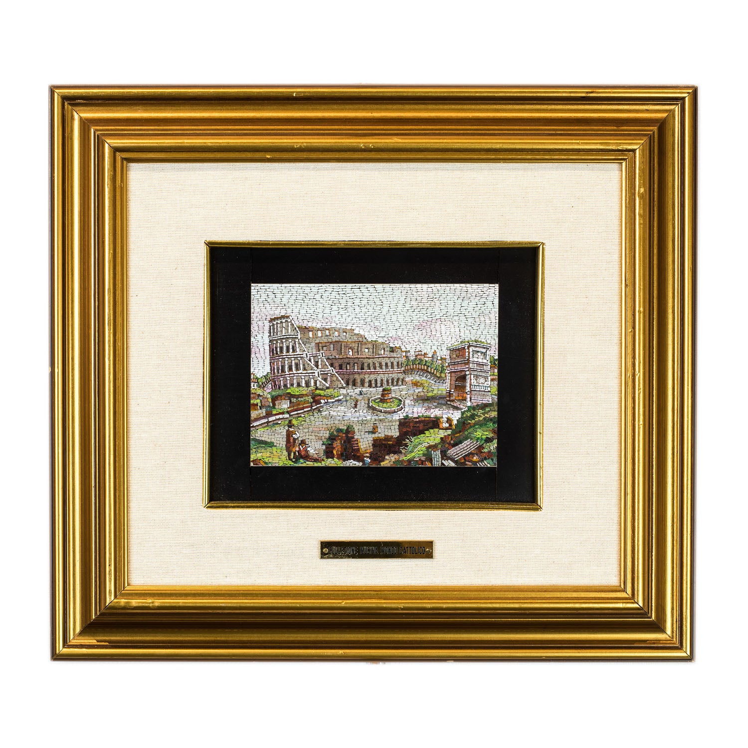 MOSAIC VIEW OF THE COLOSSEUM FROM THE SQUARE | MONDO CATTOLICO ROMA ...